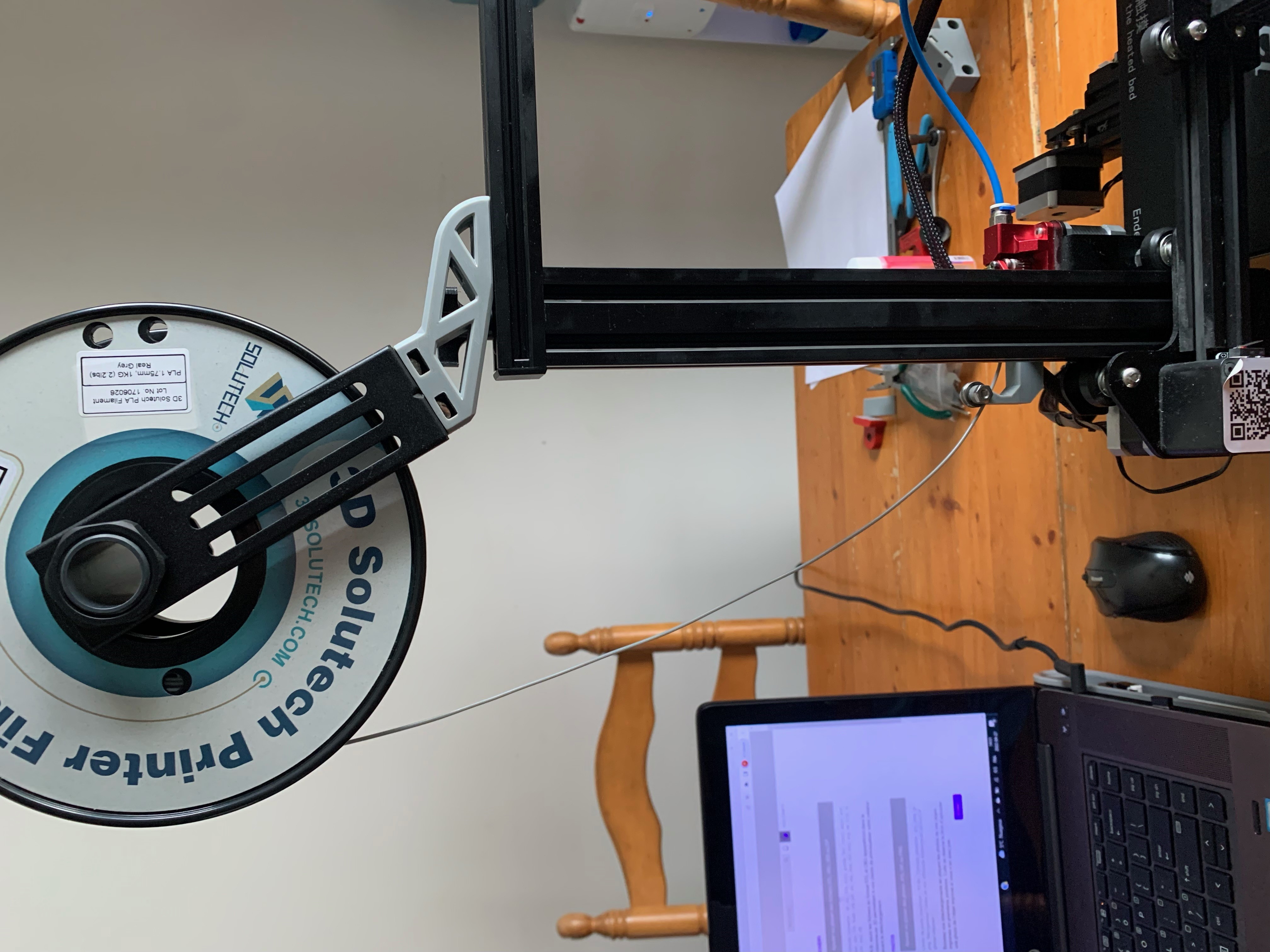 porte bobine filament ender by C-8 | Download free STL model ...