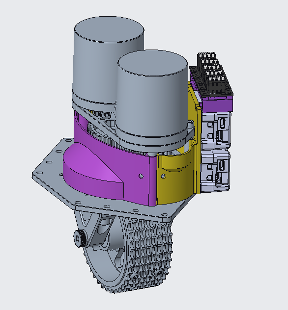 Clamshell Shield And Spark MAX Holder For SDS MK4 Swerve Module By 