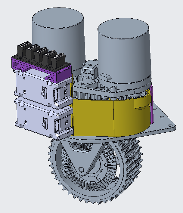 Clamshell shield and Spark MAX holder for SDS MK4 swerve module by ...