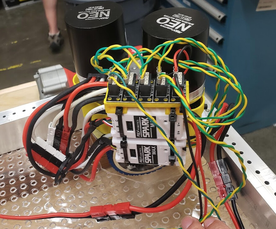 Clamshell shield and Spark MAX holder for SDS MK4 swerve module by ...