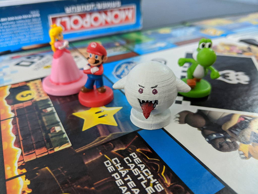 Boo for Mario Monopoly by Enigma644 | Download free STL model ...