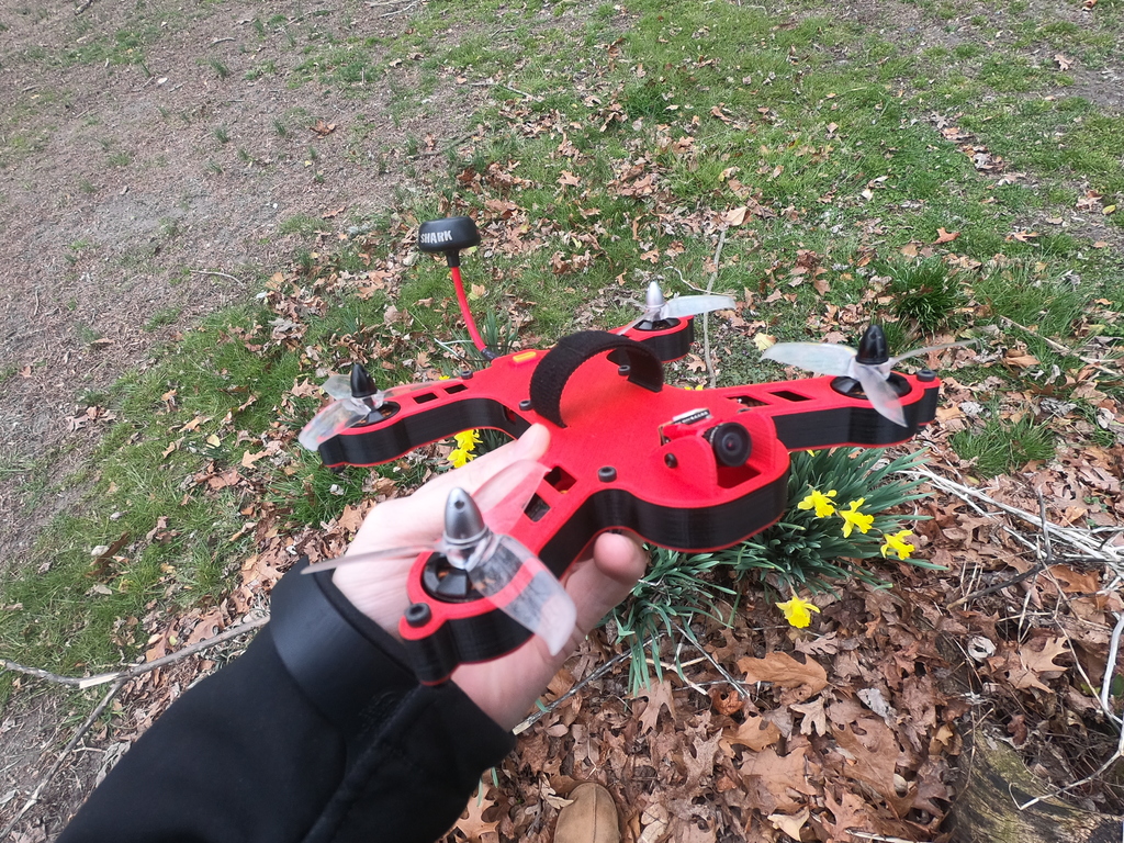 FPV Race Drone! 3" Props (185mm) by Daversity Engineering | Download ...