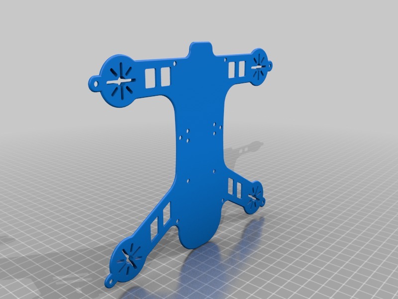 FPV Race Drone! 3" Props (185mm) by Daversity Engineering | Download ...