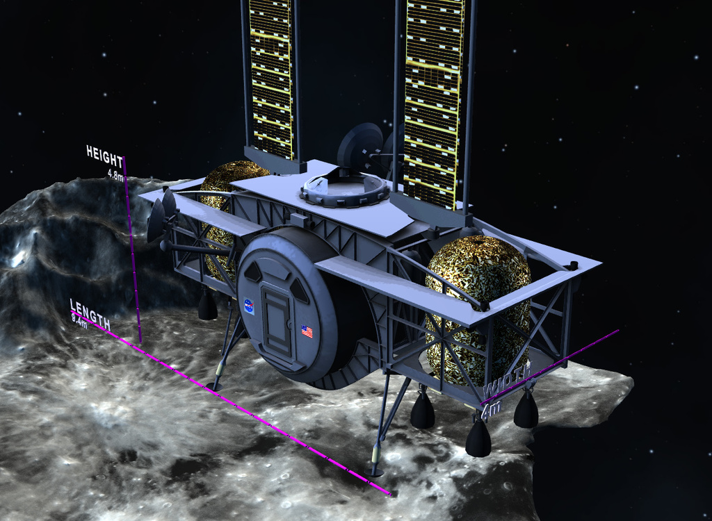 Dynetics Lunar Lander by EV3tech | Download free STL model | Printables.com