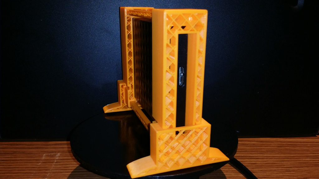 2.5 USB Hard drive Stand enclosure by ZaperBaby | Download free STL ...