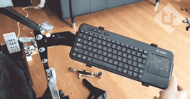 Swivel out/away sim rig keyboard mount by TeachingTech | Download free ...