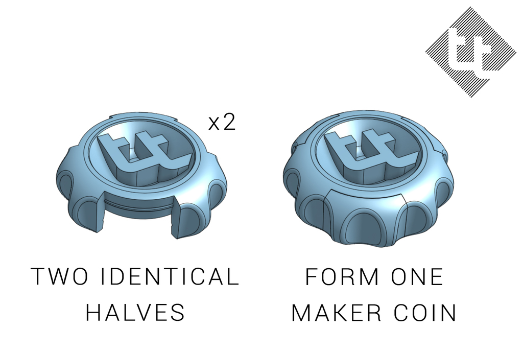 Super satisfying two part maker coin by TeachingTech | Download free ...