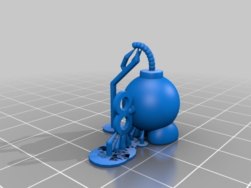 Bombomb Pre-Supported For Resin Printing by Sascha Uncia | Download ...
