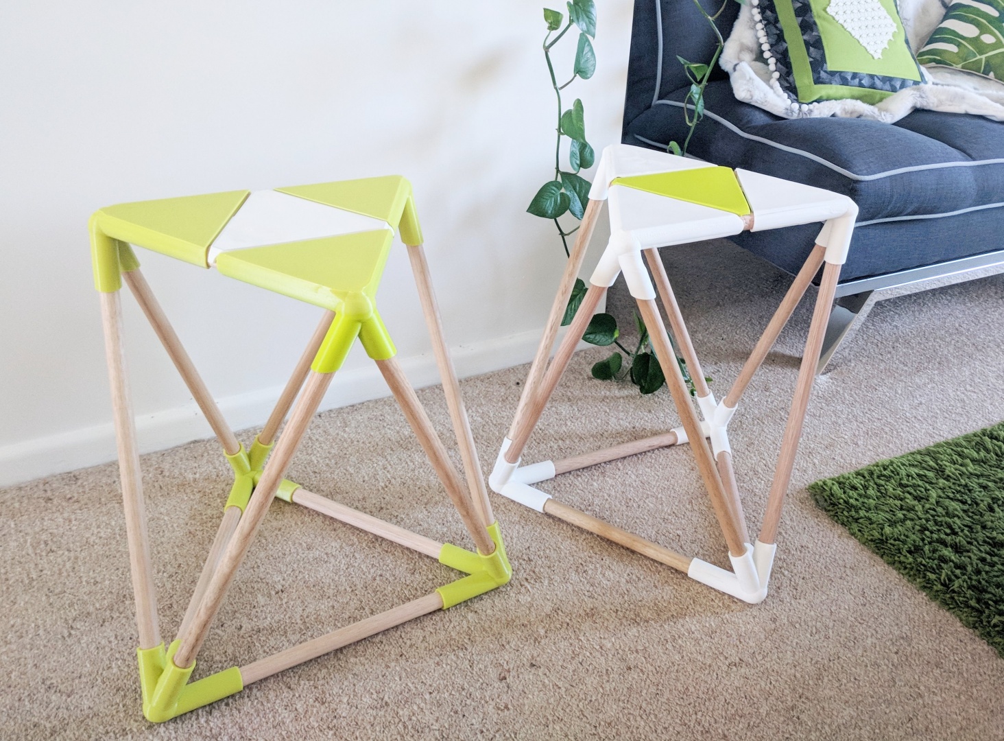 Geometric Lifesize Stool by sjpiper145 | Download free STL model ...