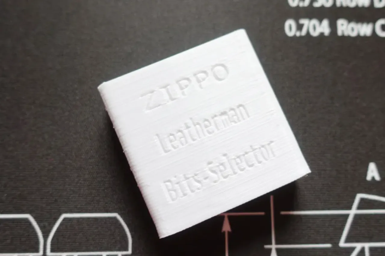 Zippo Leatherman Bits-Selector (Custom Zippo Bit Safe) Every Day Carry ...