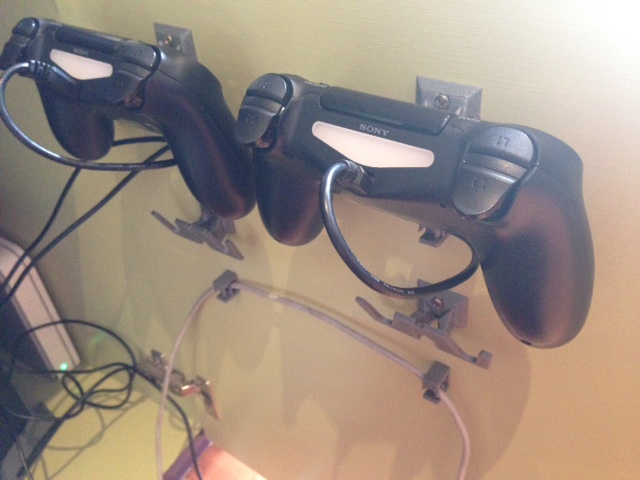ps4 dualshock 4 controller wall mount holder by Marko118 | Download ...