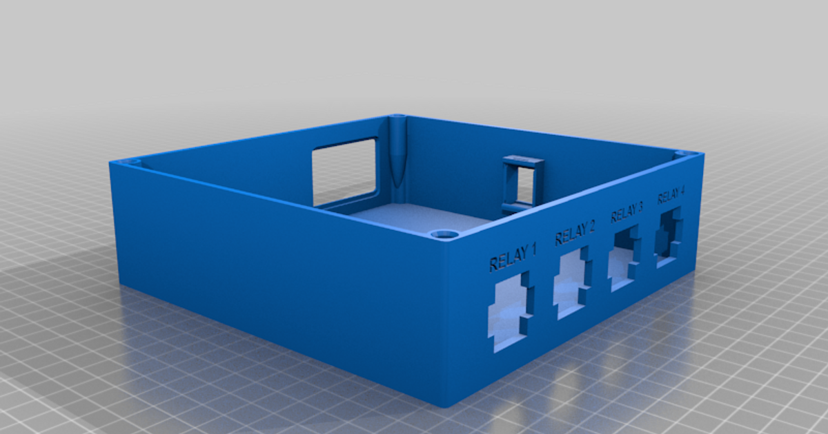Relay Box with Keystone by tehgreedo | Download free STL model ...