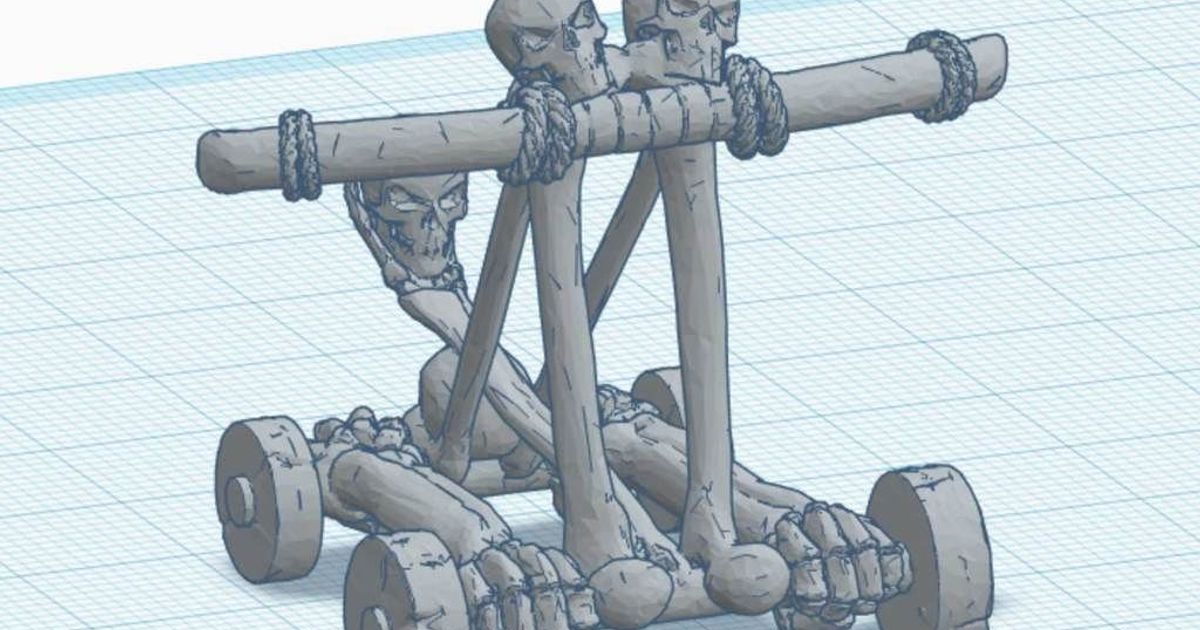Undead Catapult by Velcro74 | Download free STL model | Printables.com