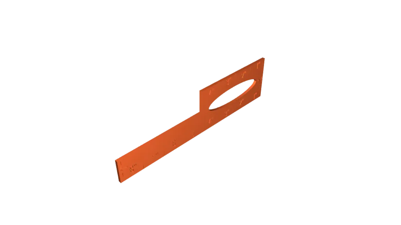 Gaming Ruler by Velcro74 | Download free STL model | Printables.com