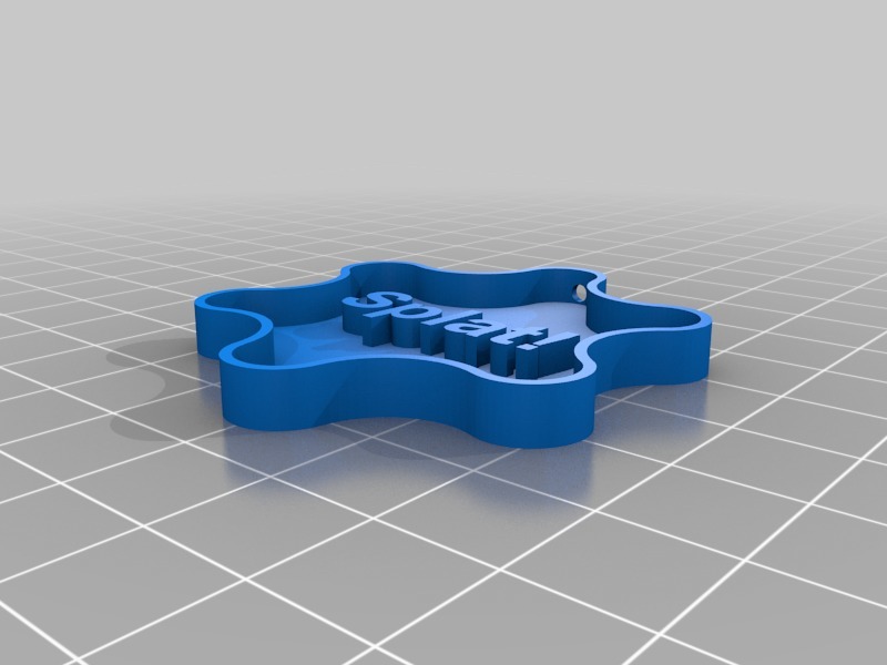 Splat! Token / Keyring by Paul Howie | Download free STL model ...