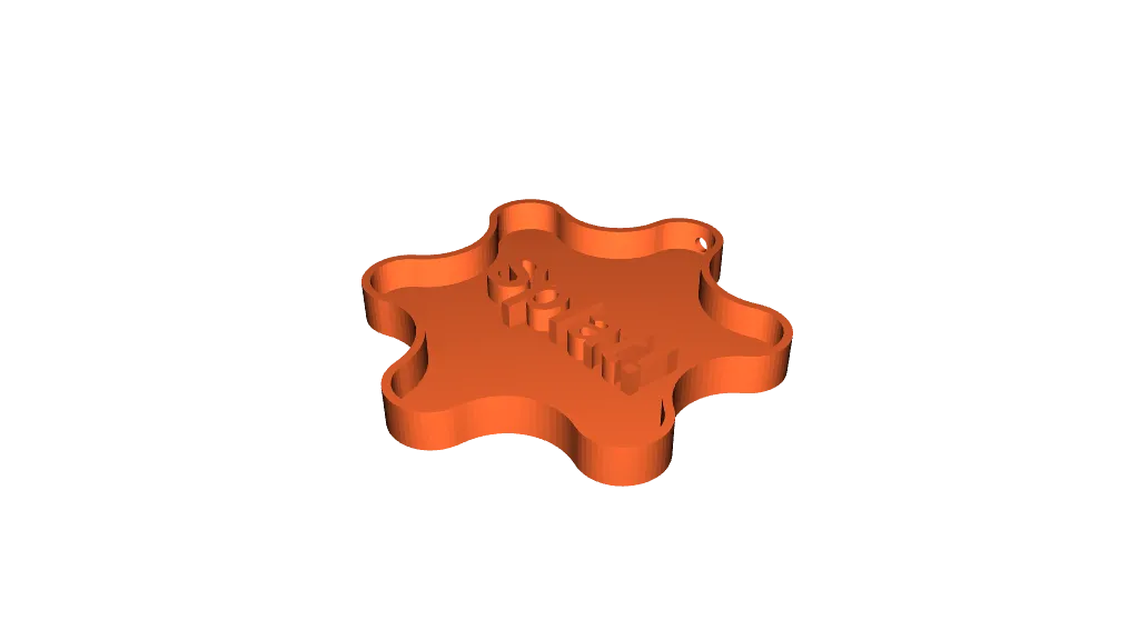 Splat! Token / Keyring by Paul Howie | Download free STL model ...