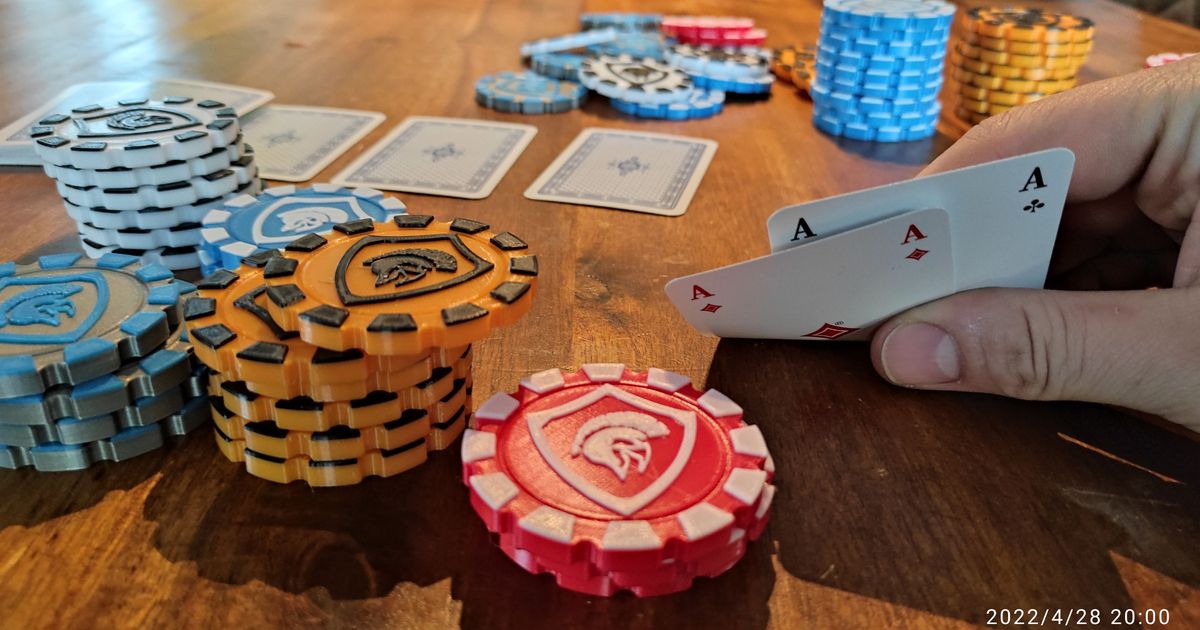 Jetons (Poker Chips) with Spartans Rising Logo by Isaac Diggs ...