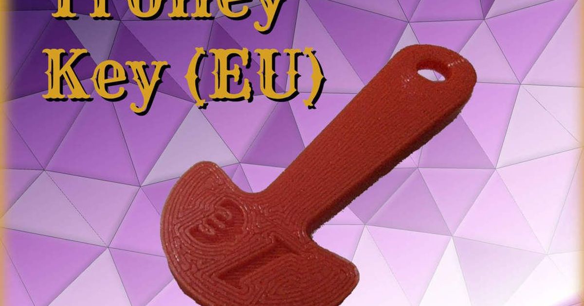 Trolley Key (EU) by bkbilly | Download free STL model | Printables.com