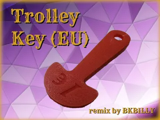 Trolley key by Thilakshan Gayan | Download free STL model | Printables.com