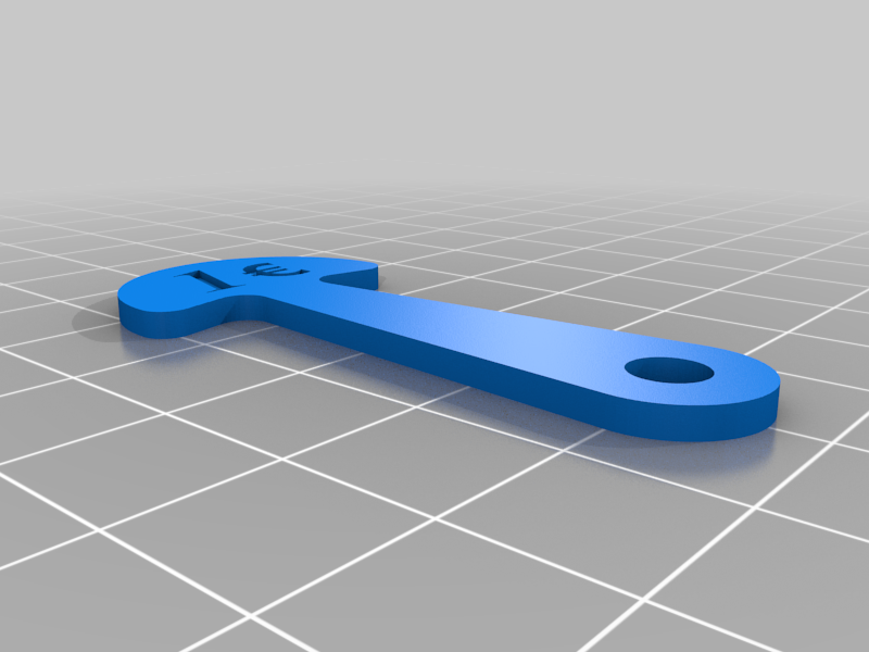 Trolley Key (EU) by bkbilly | Download free STL model | Printables.com