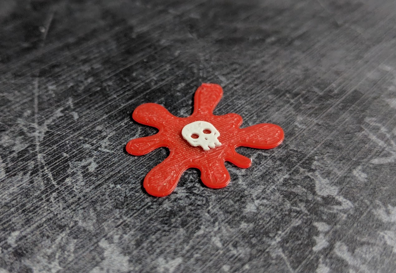 Blood Spatter Game Tokens by partsMaker | Download free STL model ...
