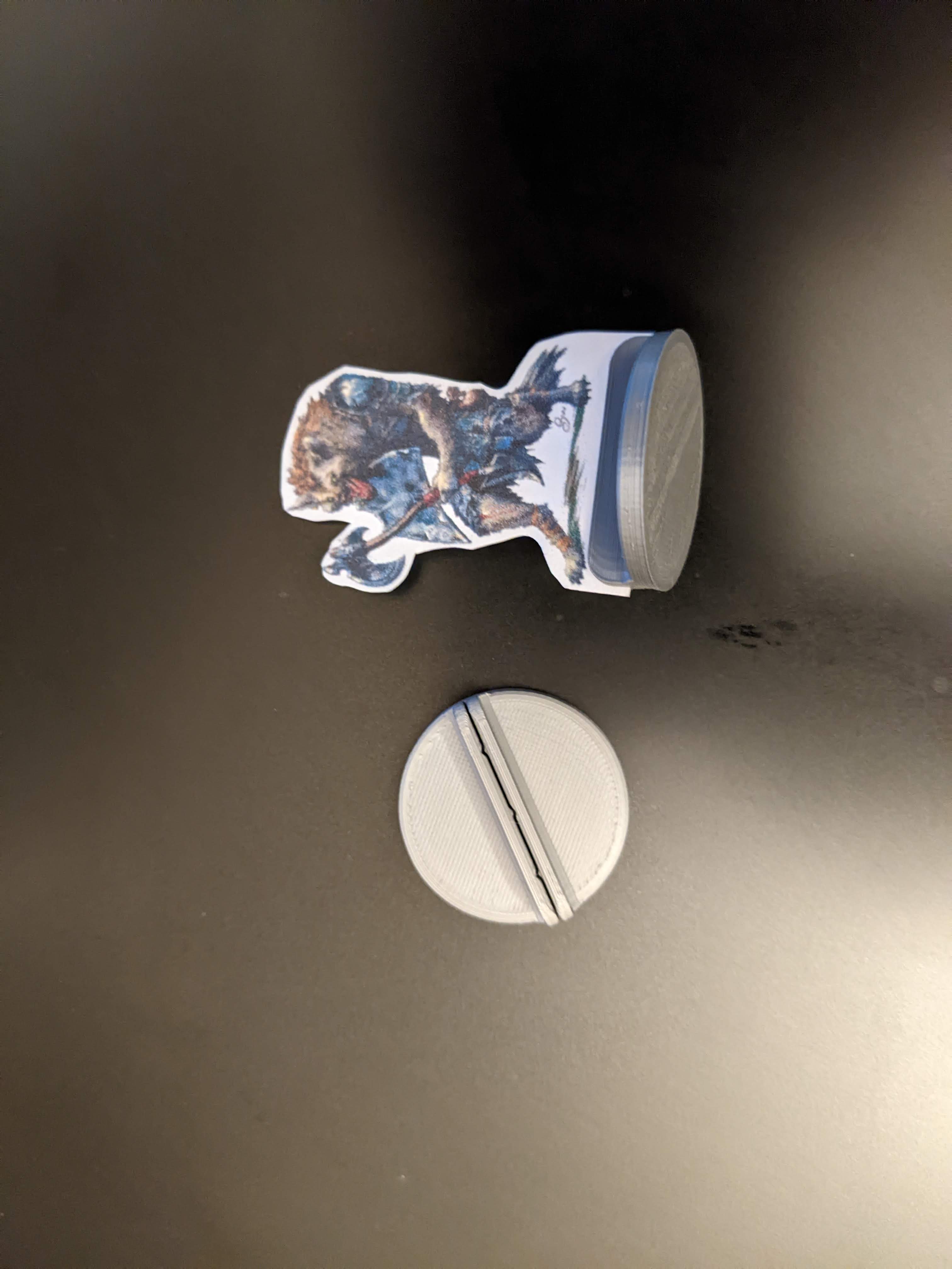 1 Inch Game Base for Cardstock or Photo by Lothar Creative Design ...