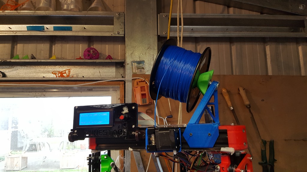 D810 2040 extruder and spool mount by frankv | Download free STL model ...
