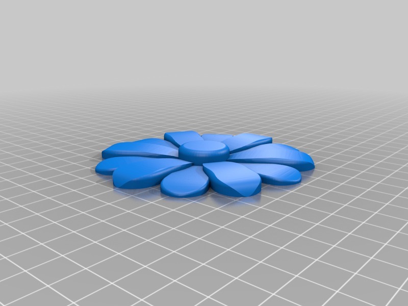 Crocus, Forget-me-not, flowers by frankv | Download free STL model ...