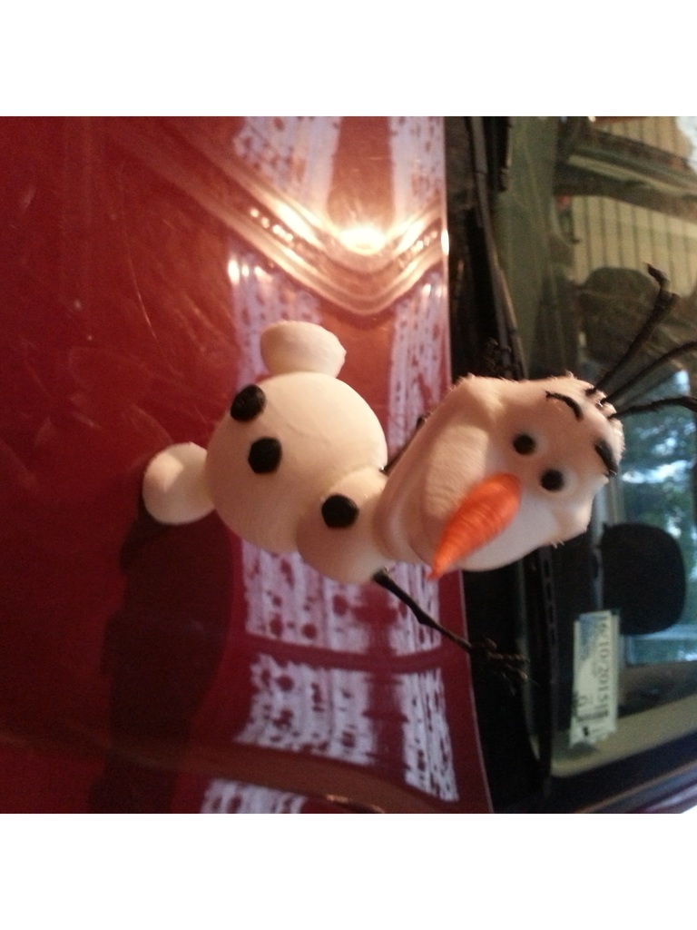 Eyeballs and eyebrows for JamesRX's Olaf by frankv | Download free STL ...