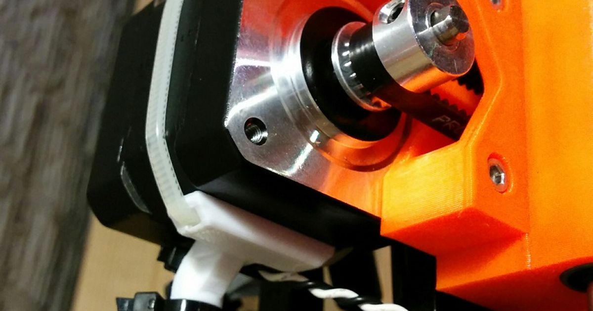 Prusa i3 Mk2 x-end stepper motor strain relief by Spradlinb | Download ...