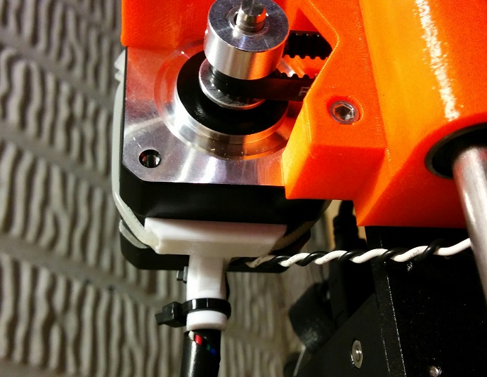 Prusa i3 Mk2 x-end stepper motor strain relief by Spradlinb | Download ...