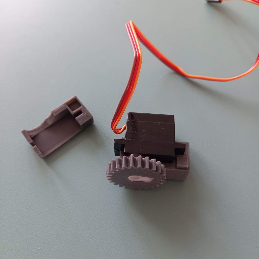 LEGO compatible mount for micro servo by rasniel | Download free STL ...