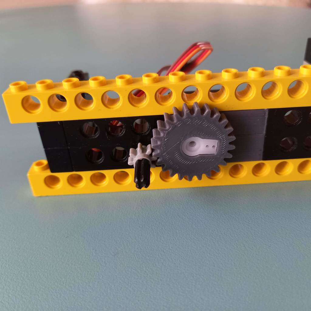 LEGO compatible mount for micro servo by rasniel | Download free STL ...