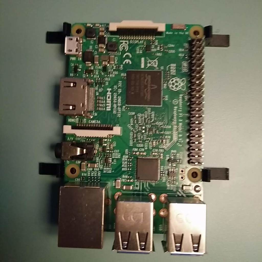 Simple feet / wall mount system for Raspberry Pi by rasniel | Download ...