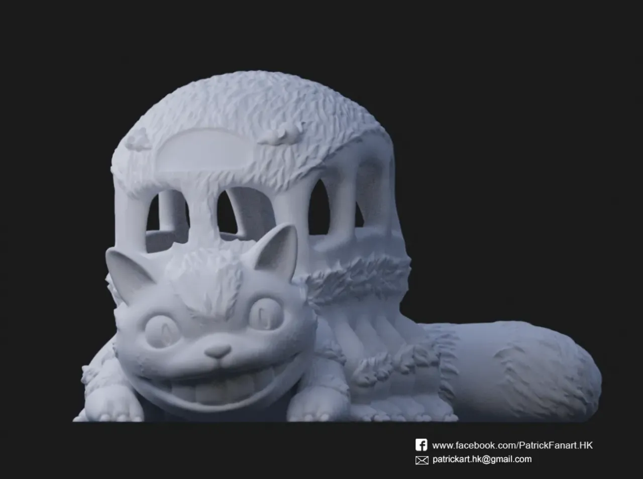 Catbus(My Neighbor Totoro) by Patrickart.hk | Download free STL model ...