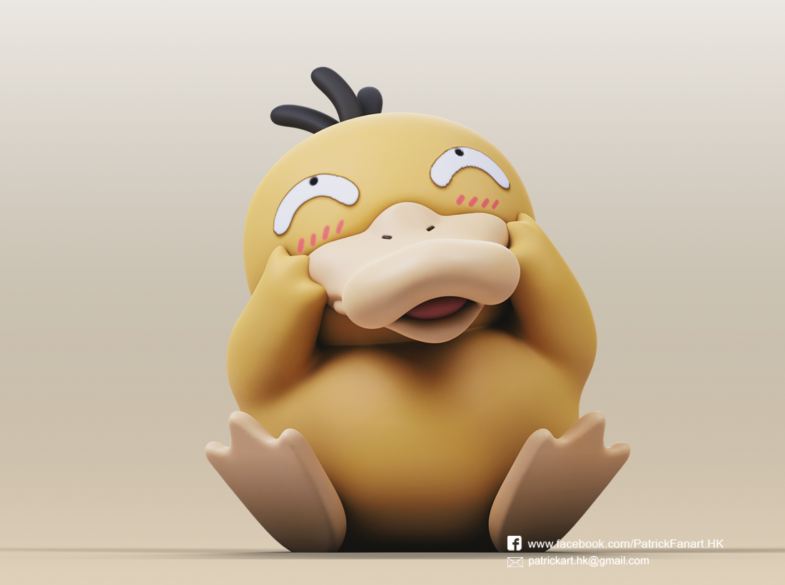 Psyduck(Pokemon) by Patrickart.hk | Download free STL model ...