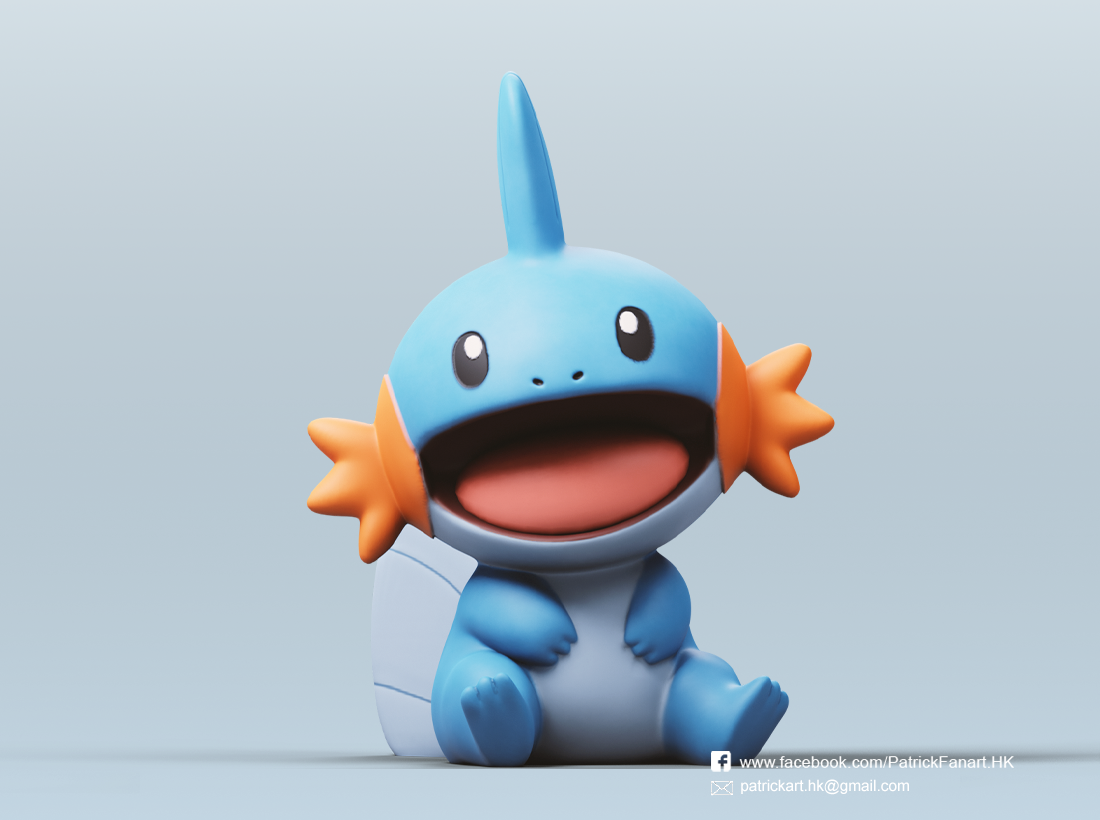 Mudkip(Pokemon) by Patrickart.hk | Download free STL model | Printables.com