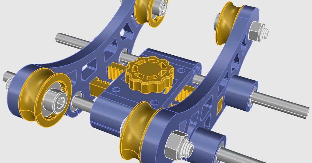 Adjustable Spool Support by tspeevack | Download free STL model ...