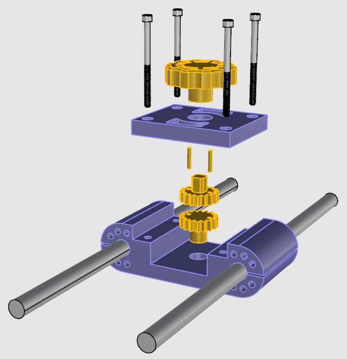 Adjustable Spool Support by tspeevack | Download free STL model ...