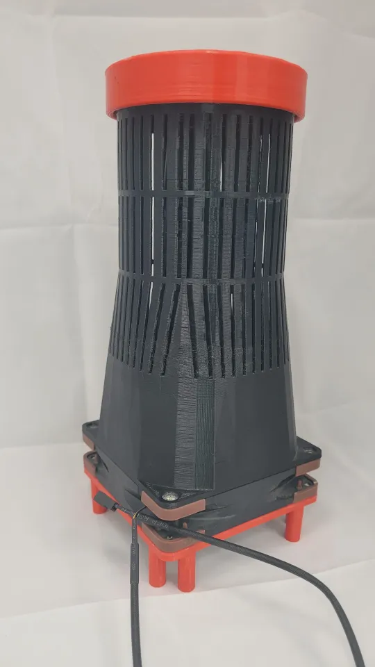 120mm Fan Silica Gel Air Dryer v.7 by Smokintbird | Download free STL ...