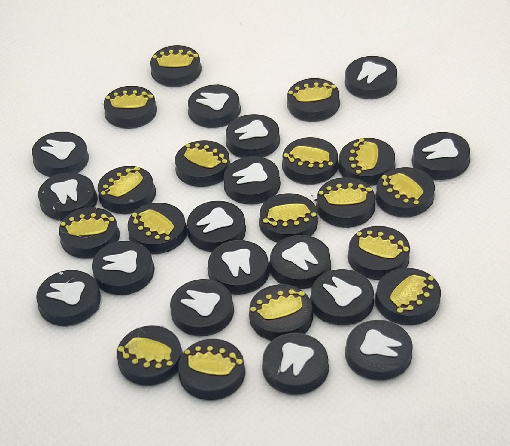 Checkers / backgammon discs for dentists (And all lovers of teeth and ...