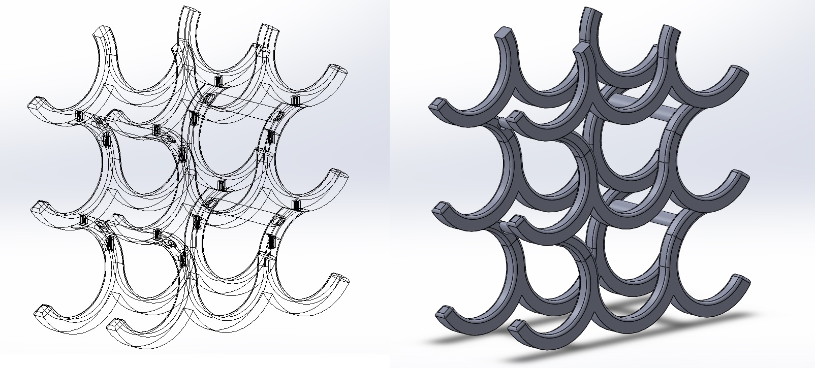 Stackable Sleek Can Rack by 0d7i0s | Download free STL model ...