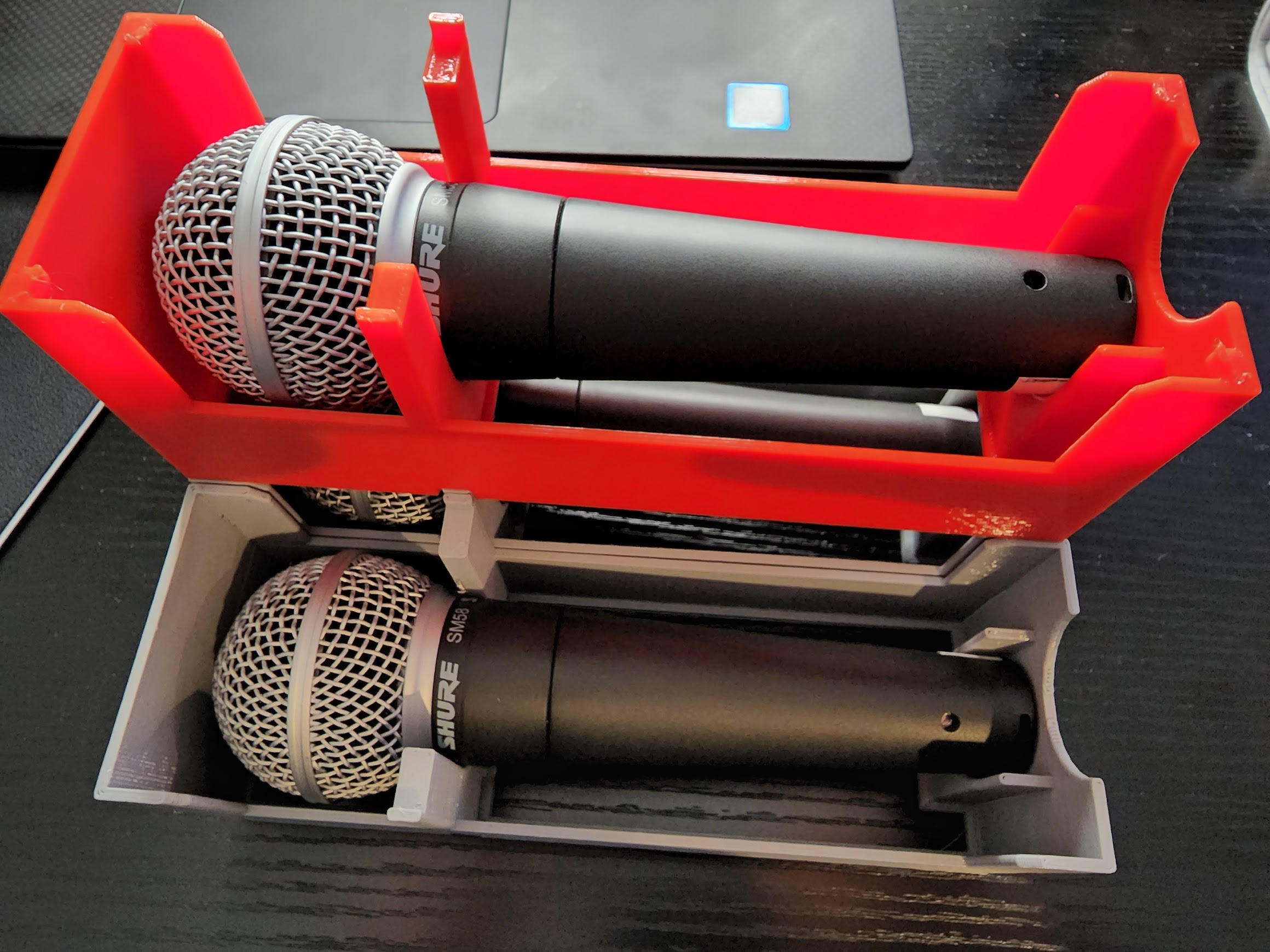Shure SM-58 Microphone tray by Samhain | Download free STL model ...