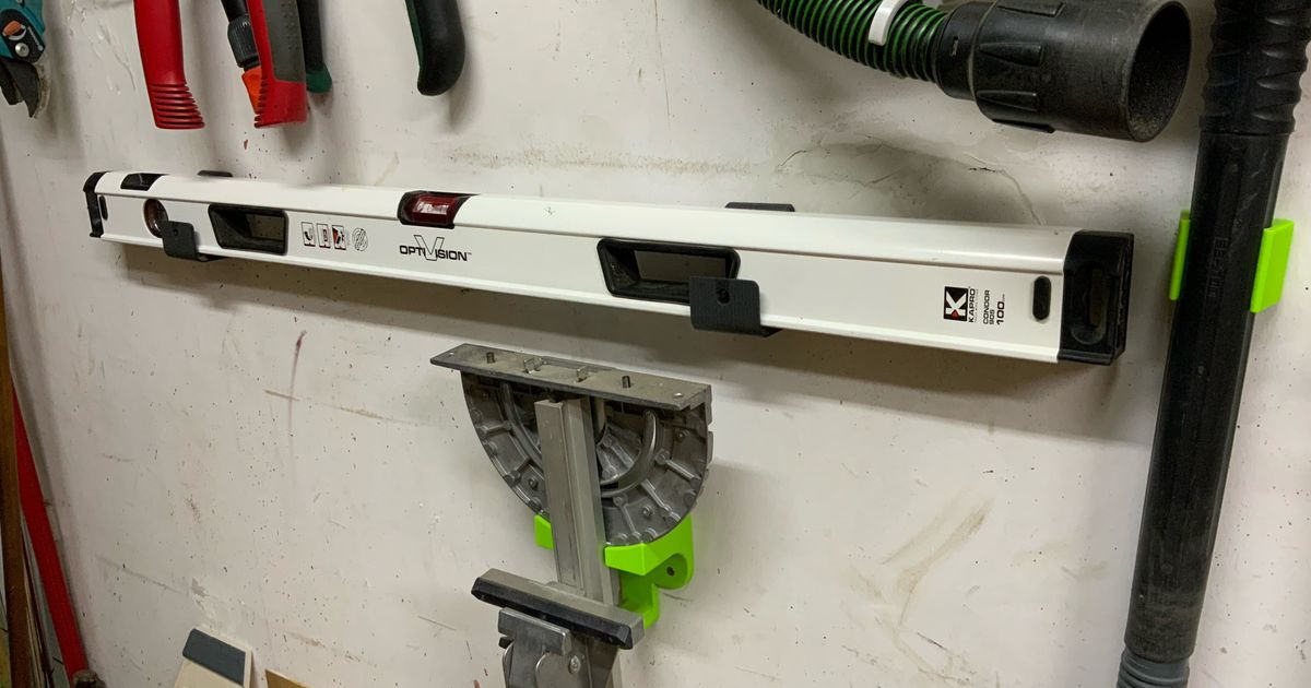 Spirit Level Holder by Chris_300m | Download free STL model ...