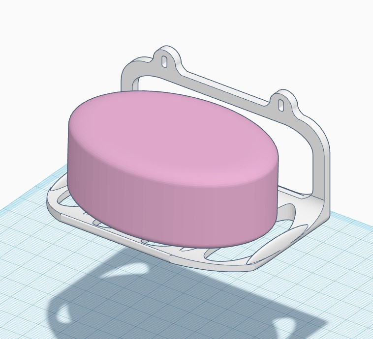 Hanging Soap Tray - 2 Hanging Holes by SteveJohnsen | Download free STL ...