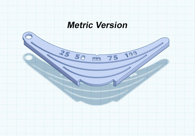 Rounded / Round Corner Stencil / Template - Imperial & Metric by ...