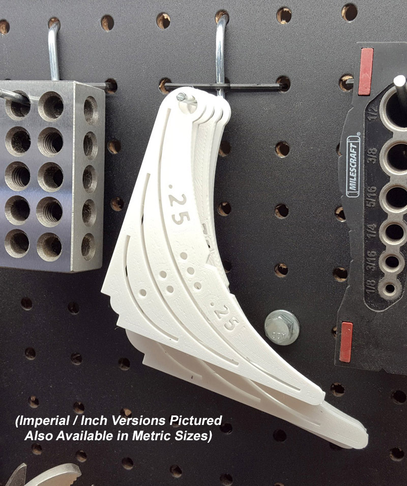 Rounded / Round Corner Stencil / Template - Imperial & Metric by ...