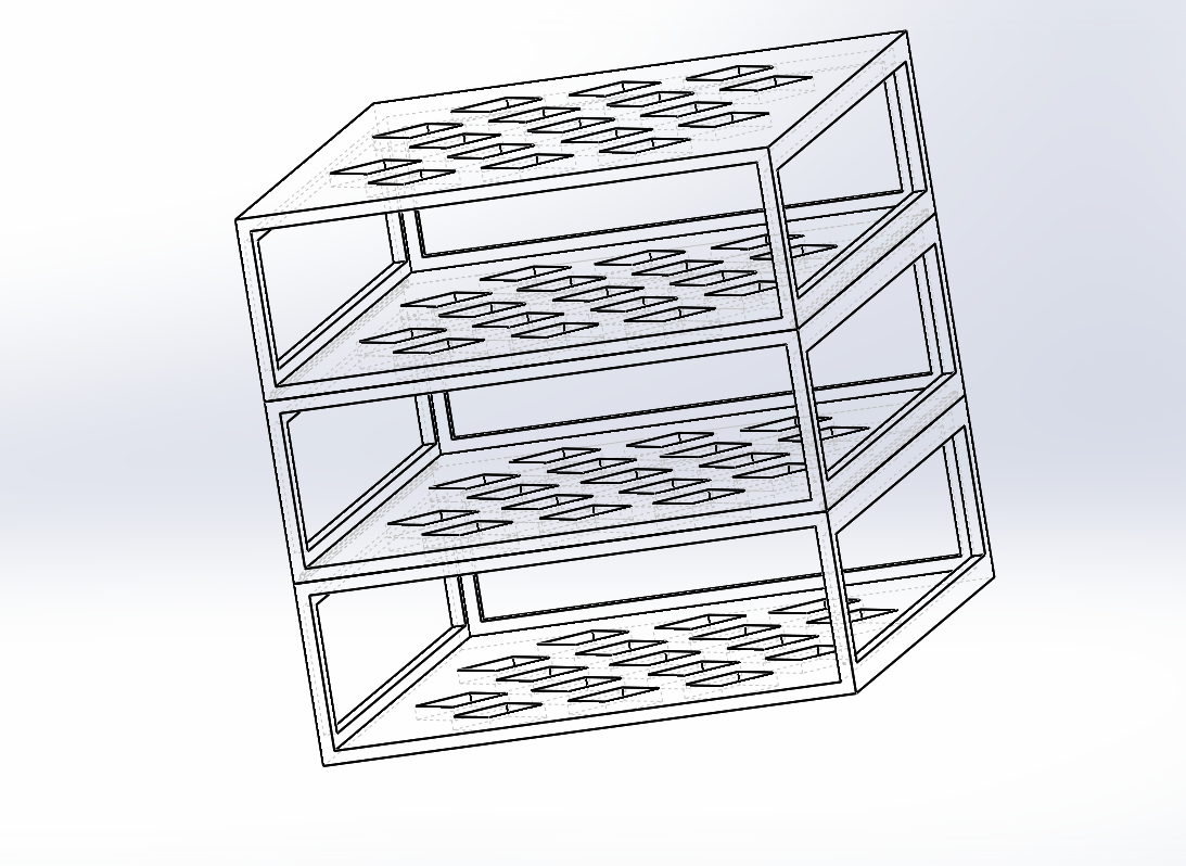 Small Rack Raspberry Pi NAS by 0d7i0s | Download free STL model ...