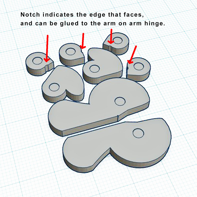 Hinge Pin Caps for Photographic Sweep Stand by SteveJohnsen | Download ...