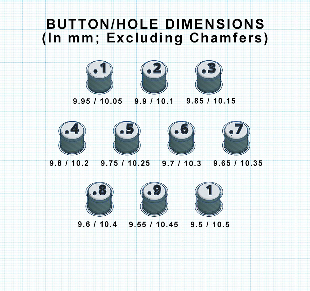 3D Printer Tolerance - Gap Test by SteveJohnsen | Download free STL ...